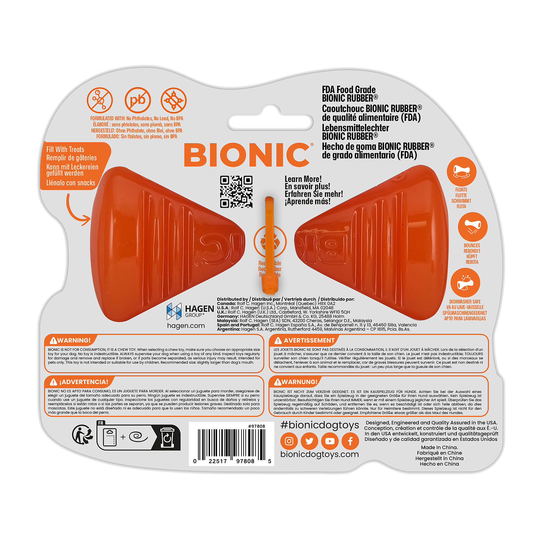 Bionic Bone M, 15x5.3x13cm