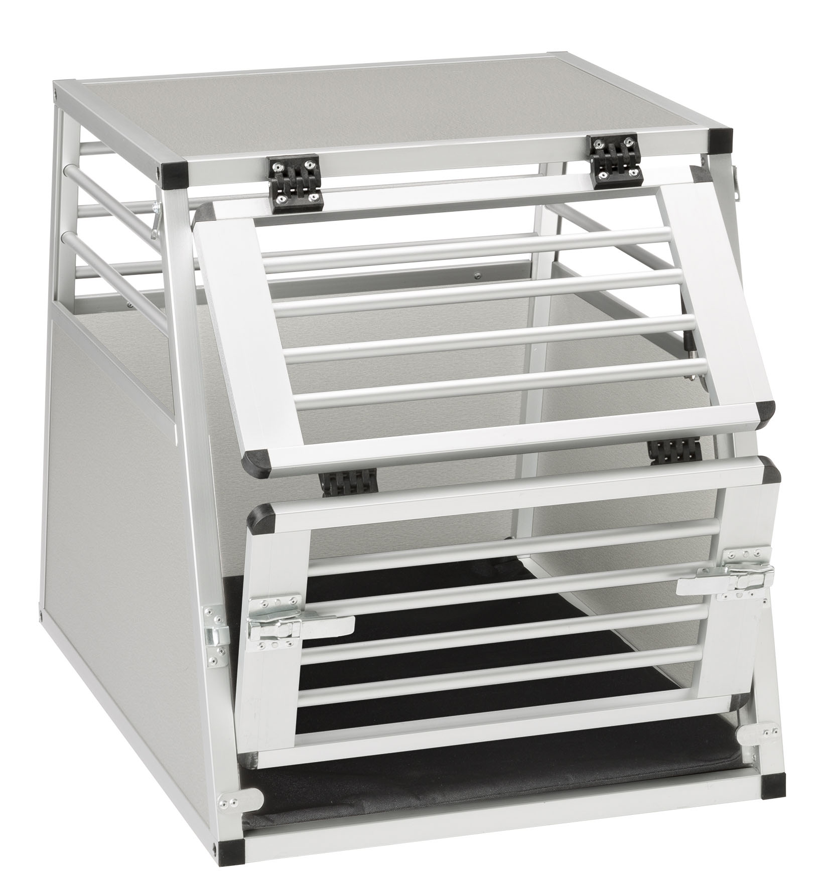 swisspet Aluminium Autobox Carbox Olympia mit Kissen