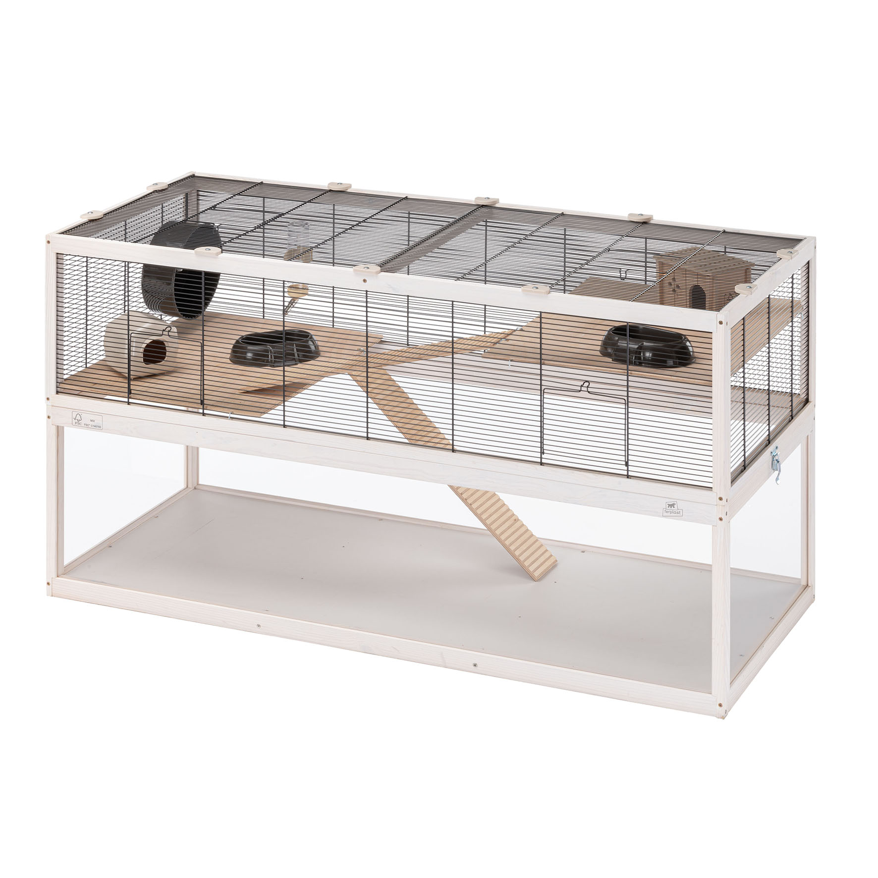 Ferplast cage pour rongeurs Domster 120, blanc