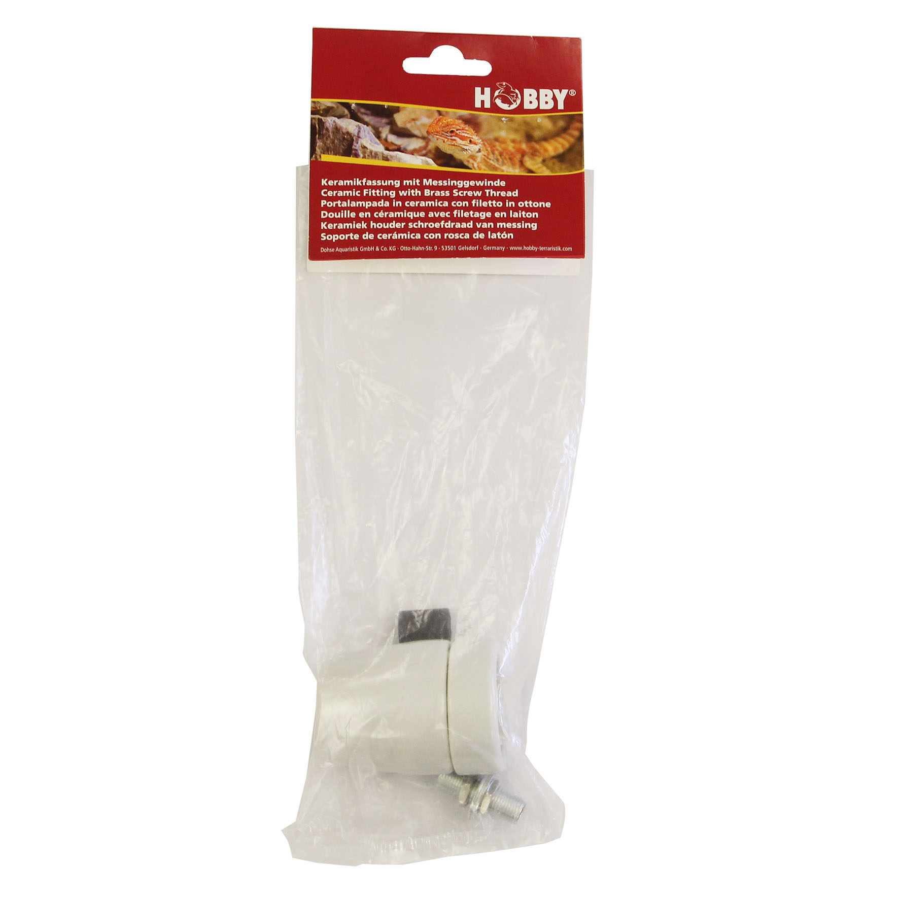 Hobby Keramikfassung mit Messinggewinde