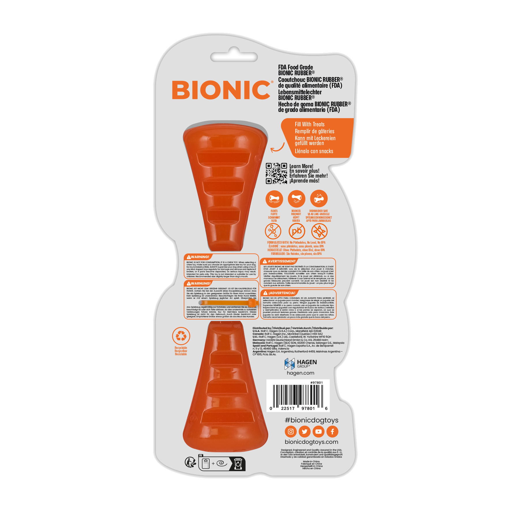 Bionic Urban Stick S, 12x4.5x27cm