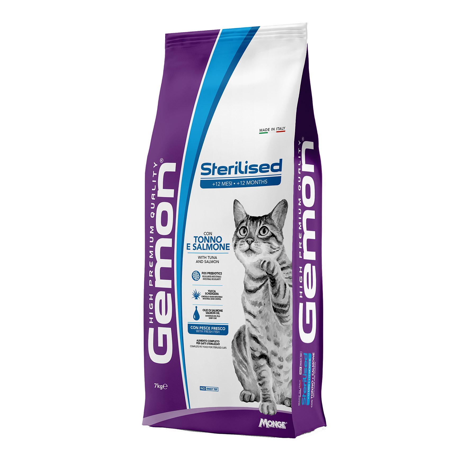 Gemon Cat Sterilised Tuna&Salmon, 7kg