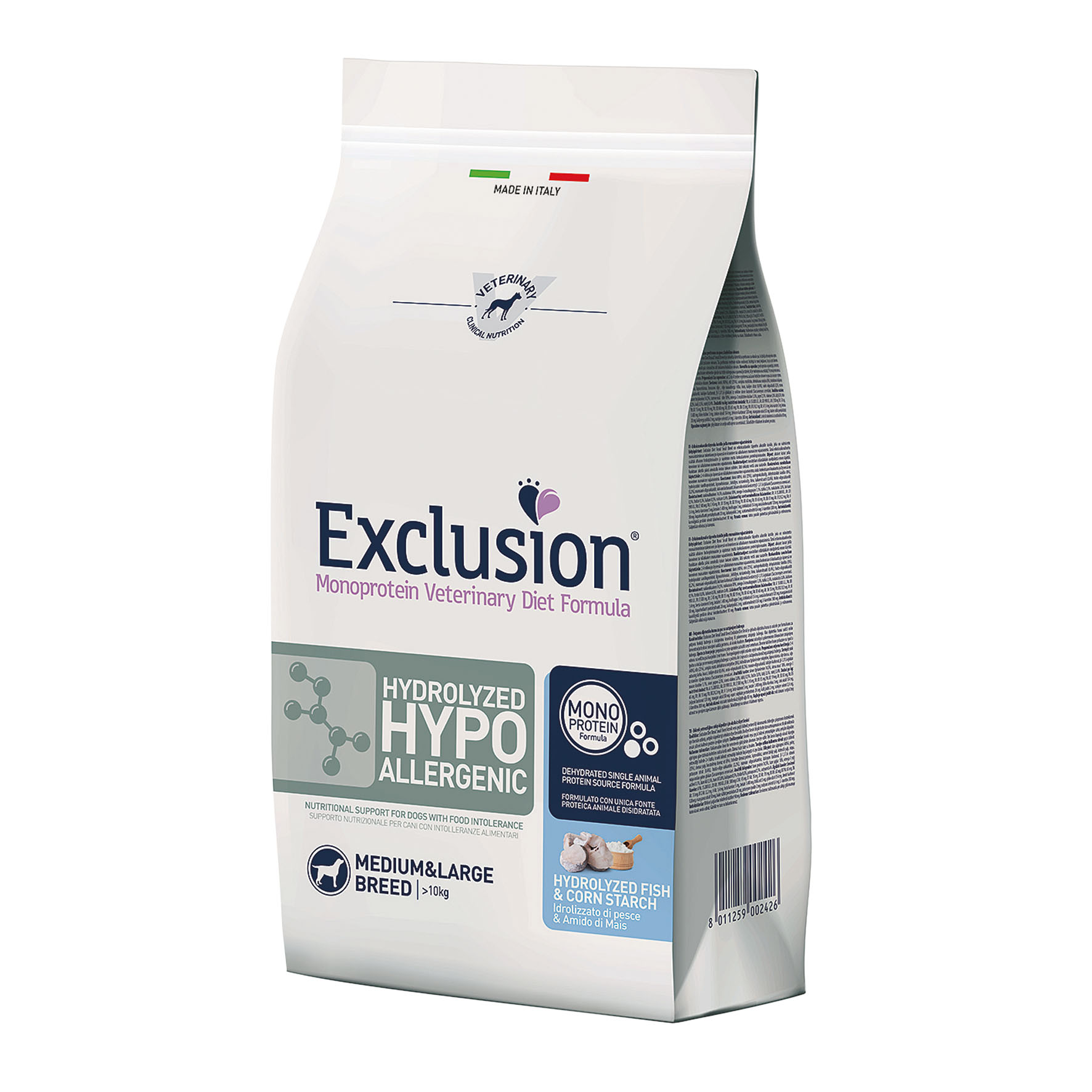 Exclusion Vet Hydrolyzed Adult Medium, 12kg