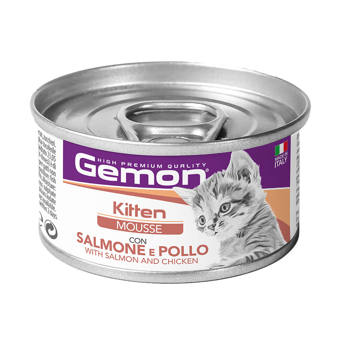 Gemon Cat Kitten Salmon&Chicken, 85g