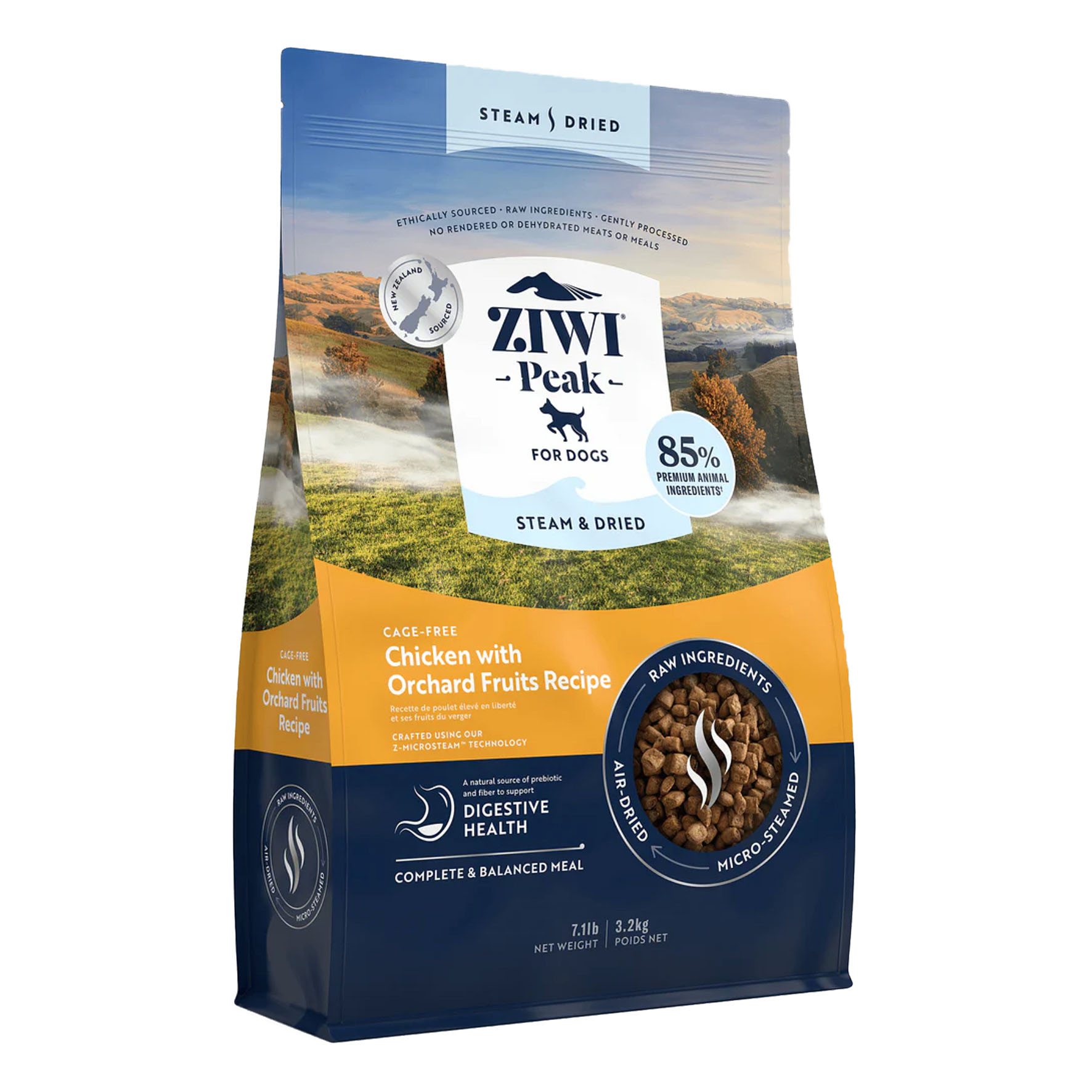 ZIWI Steam&Dried Huhn&Früchte, 3.2kg