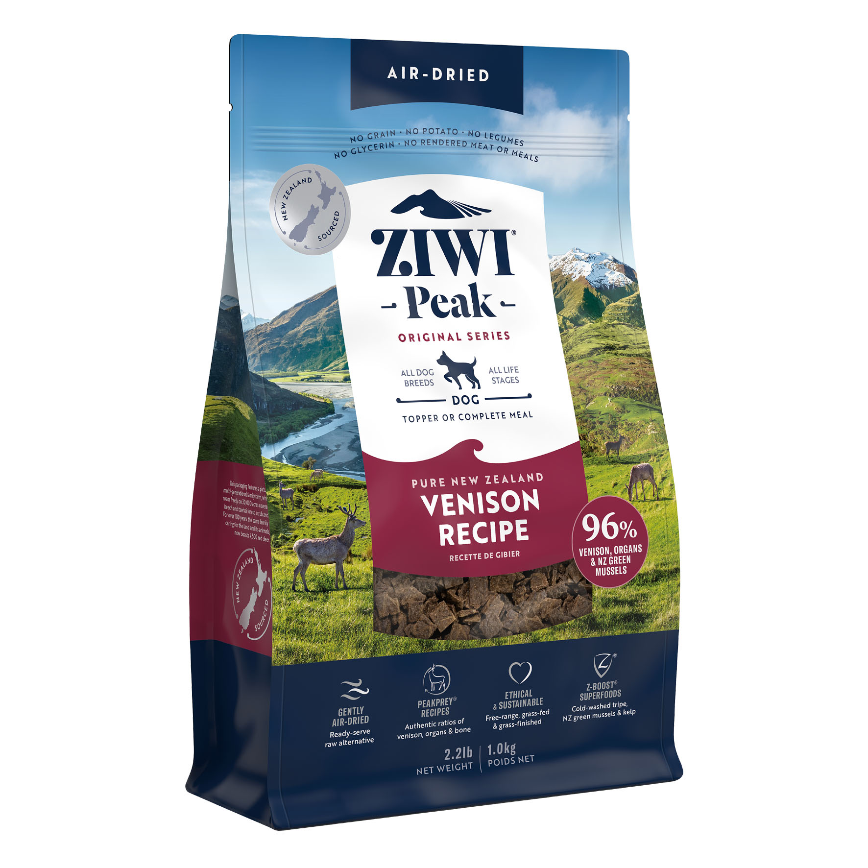 Ziwi Peak Original Air Dried Venison, 1kg